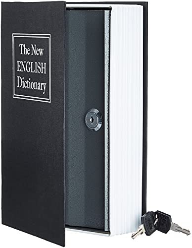 Black Book Safe with Key Lock / Portable lock box / | eBay UK