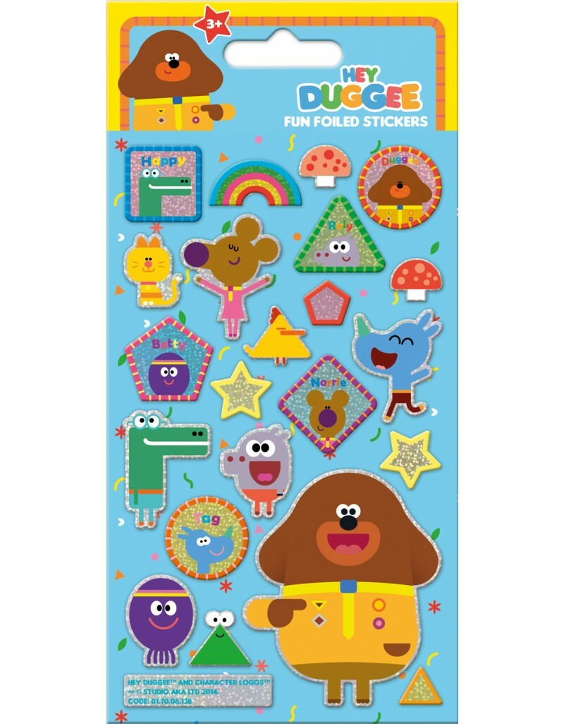 Hey Duggee Fun Foiled Stickers sheet Official Product over 20 Stickers ...