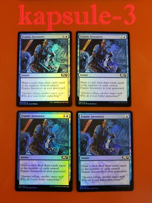 4x Frantic Inventory | FOIL | M21 Core Set 2021 | MTG Magic Cards | eBay
