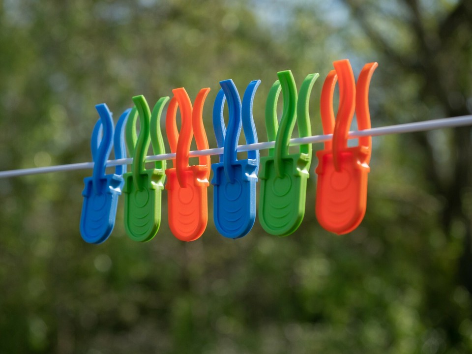 Storm Eco clothes pegs extra strong wind proof plastic washing line peg ...