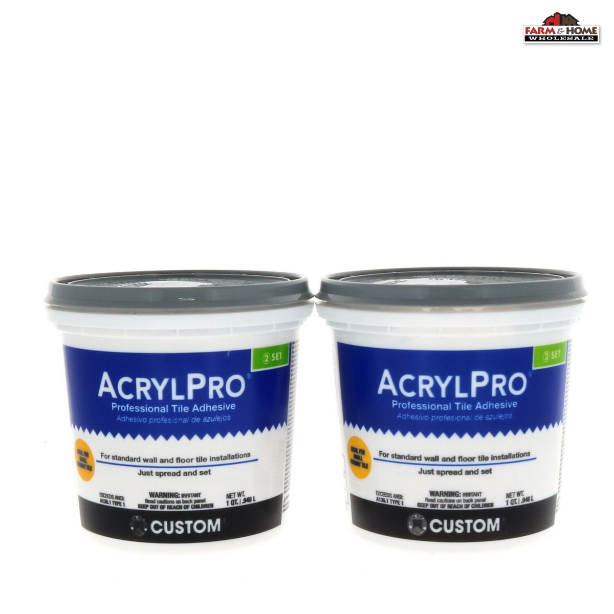 Custom Building Products Acrylpro 1 Gal Ceramic Tile