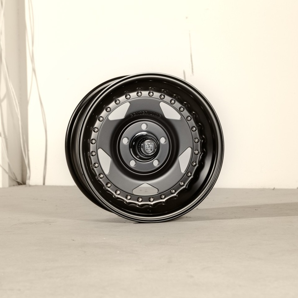 15" Center Line Convo Pro 2.0 Satin Black Center & Black Lip 15x7 5x4 ...