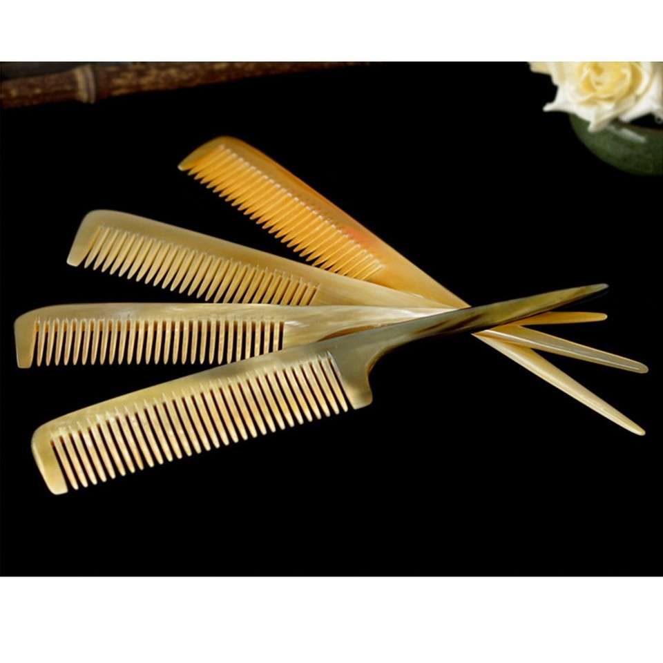 3 pcs Pointed Tail Comb Yak Horn Tail Comb Hair Styling Tool ...
