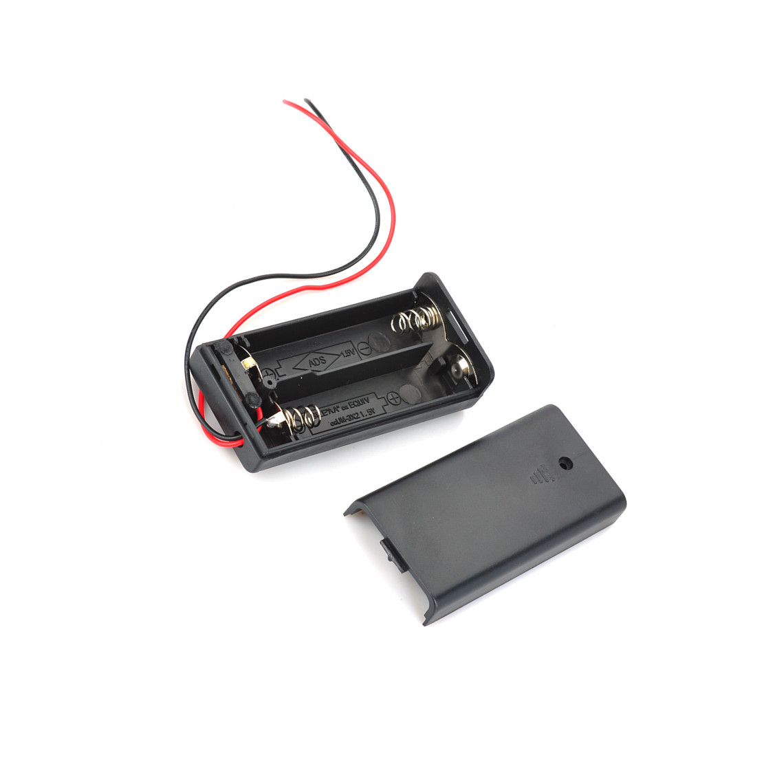 1/2/5PCS 2A Battery Holder Box Case with ON/OFF Switch and Cover 2AA ...