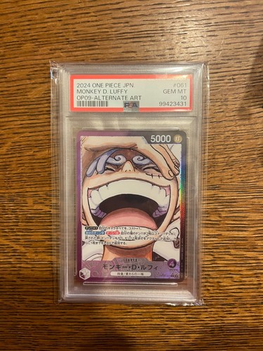 OP09-061 PSA10 Monkey.D.Luffy Leader Parallel One Piece Card Game ...