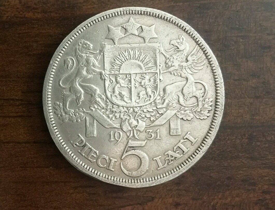 5 pieci lati 1931 silver coin Latvian | eBay