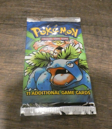 Pokemon 1999 Venusaur Art Base Set Booster Pack Sealed Trading Card ...