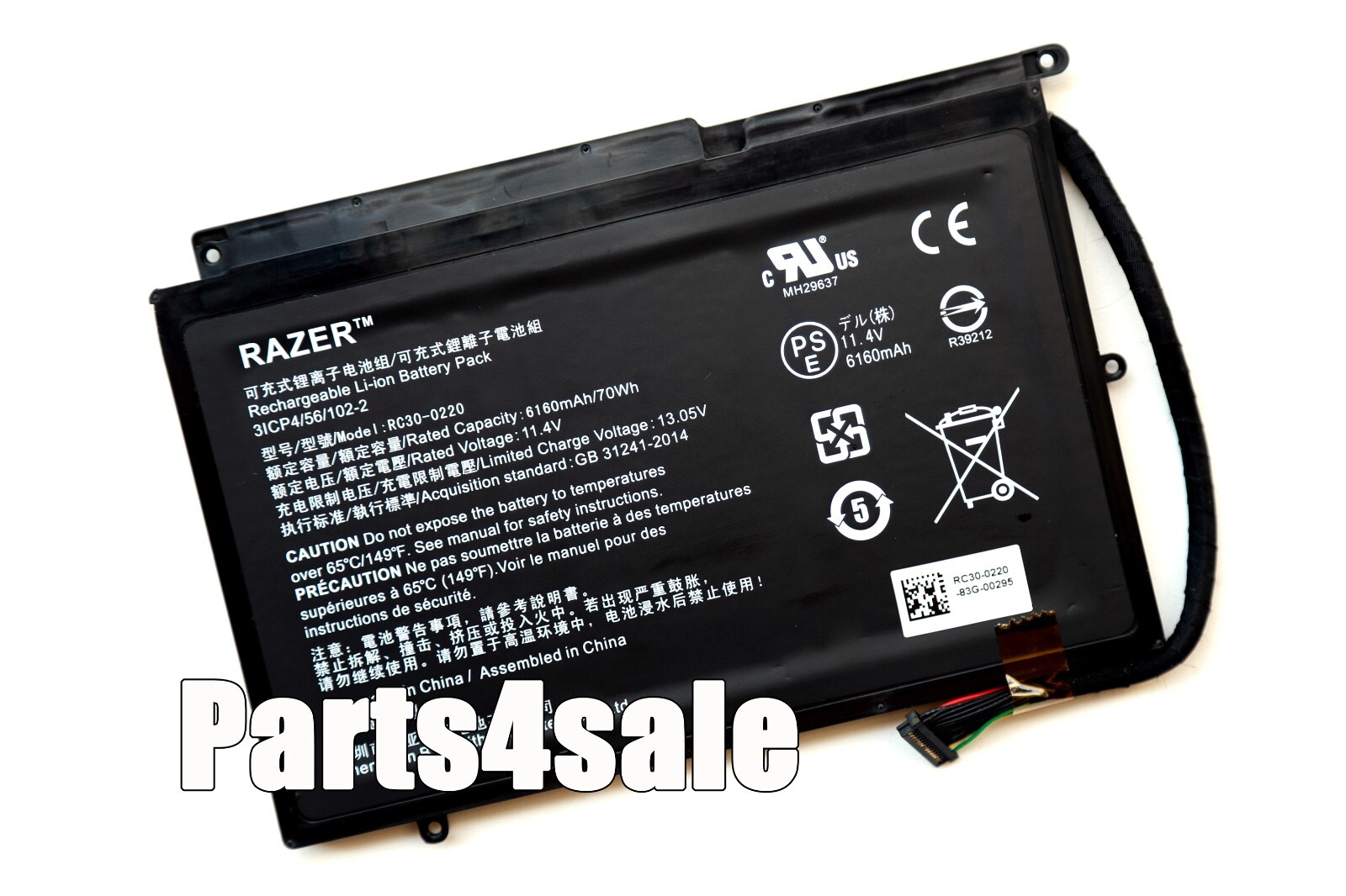 NEW Genuine 11.4V RC30-0220 Battery for Razer Blade Pro 17" GTX 1060 ...