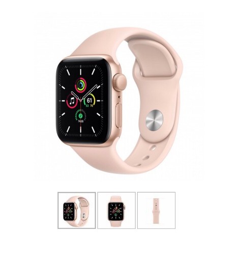 Apple Watch Series SE GPS+LTE w/ 40MM Gold Aluminum Case & Pink Sand ...