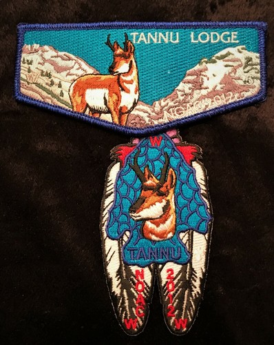 OA TANNU LODGE 346 BSA NEVADA AREA COUNCIL FLAP 2012 NOAC MYLAR ...