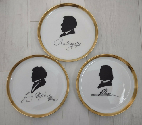 Vintage 1971 Furstenberg Composers Set of 6 Collector Plates w/Box ...