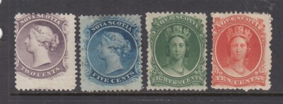 Nova Scotia #9-12 Queen Victoria (Mint Hinged - #10 NG) cv$85.00 | eBay