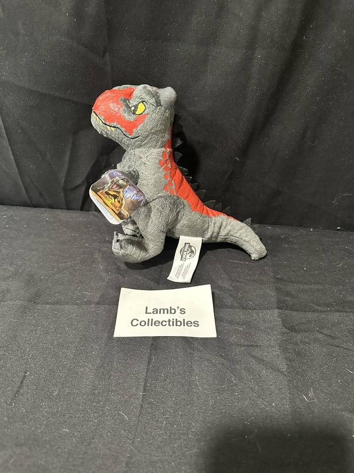 Jurassic World Dominion Carnotaurus Plush 7" Dinosaur Toy Just Play ...