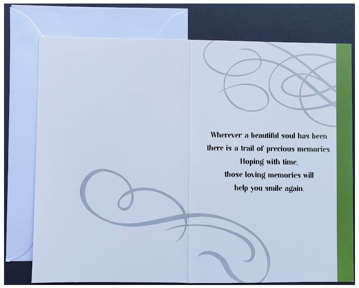 Sympathy Condolence Bereavement Card with Envelope 5 x 7 Flowers | eBay