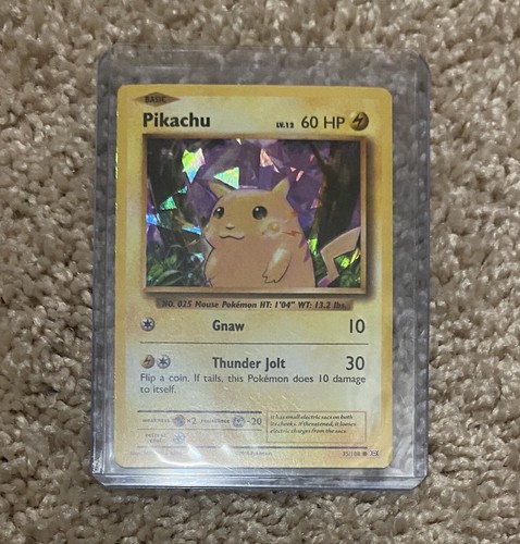 2016 Pokémon Pikachu Card Evolution Reverse Holo Foil 35/108 Mint ...