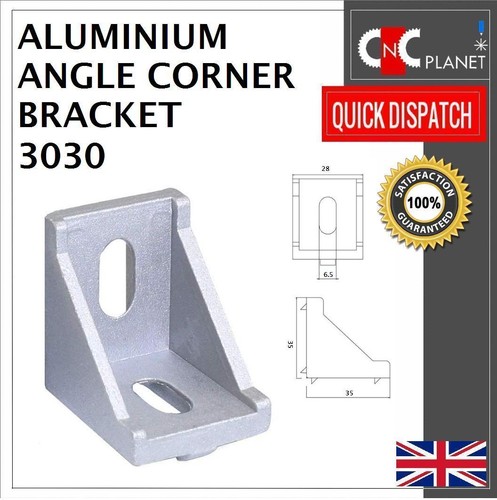 3030 Aluminum Extrusion Profile L Shape Corner Joint Right Angle 30mm ...