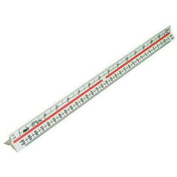 Helix K93070 300mm Triangular Scale Ruler for sale online | eBay UK