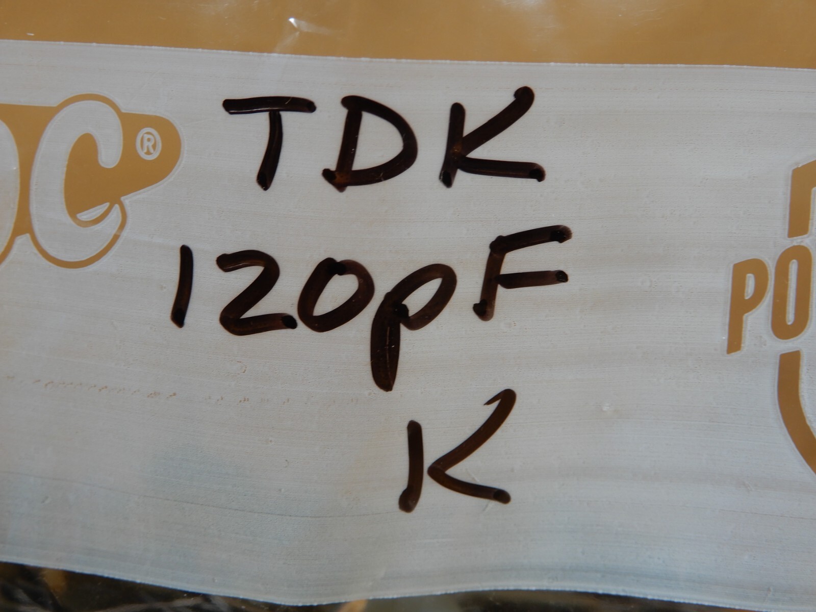 TDK Gold Topped 120pf Ceramic Disc Capacitors 1/2 Pound | eBay