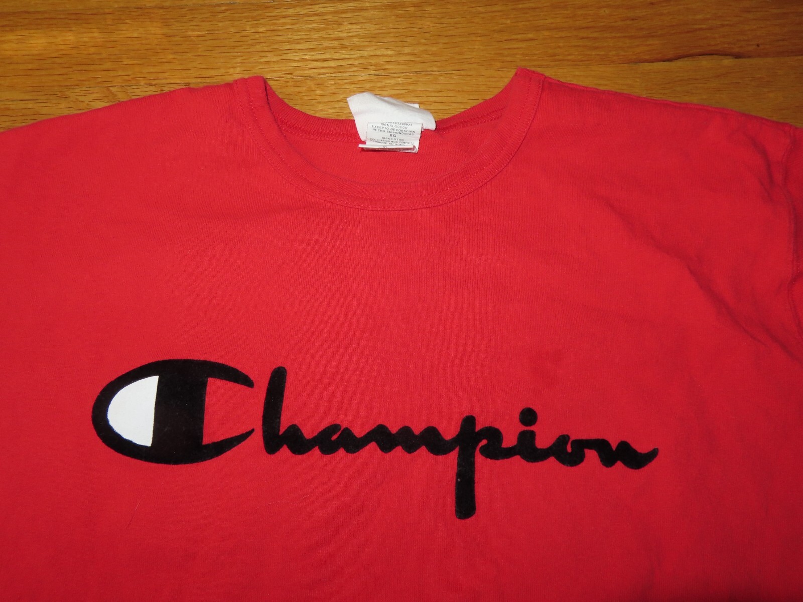 Vintage Champion Label - Branded Felt Logo (XL) Heavy… - Gem