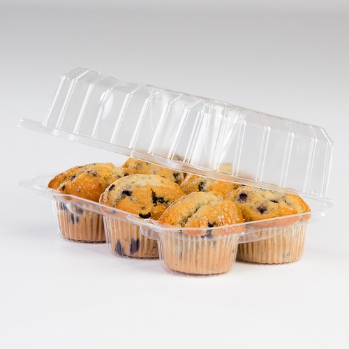 OPS Plastic Food Container Clear 9.375" L x 6.75 W x 4.062" D | 350 ...