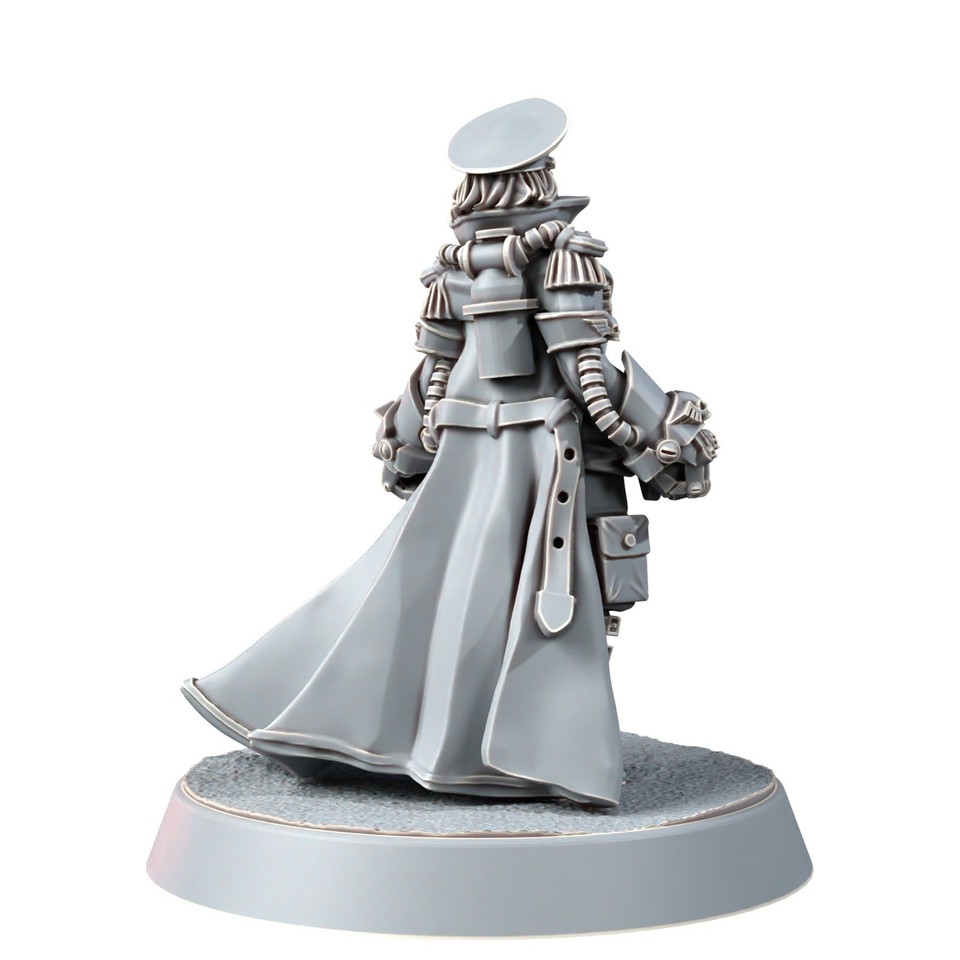 IMPERIAL FEMALE COMMISSAR WITH FISTS OF POWER | eBay