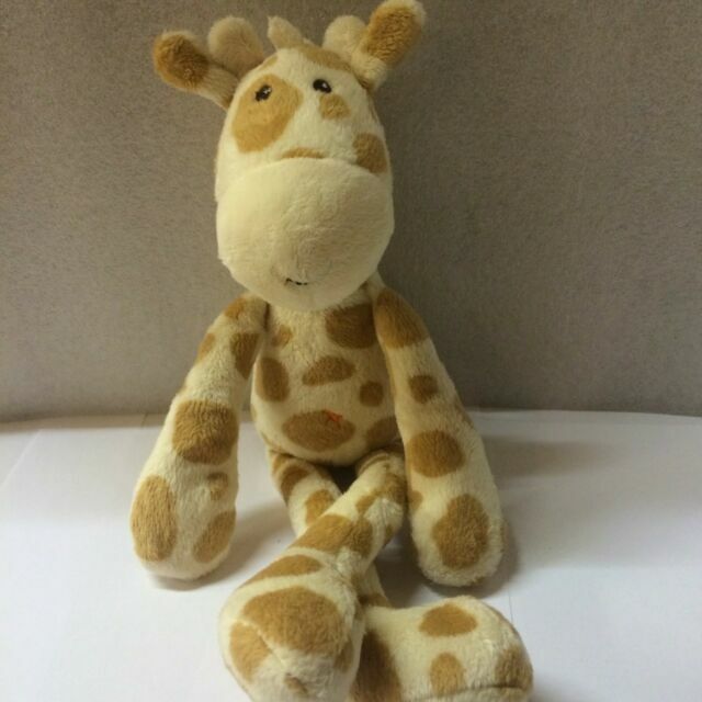 M&s Marks and Spencer My First Jeffrey Giraffe Soft Toy Orange Cross ...