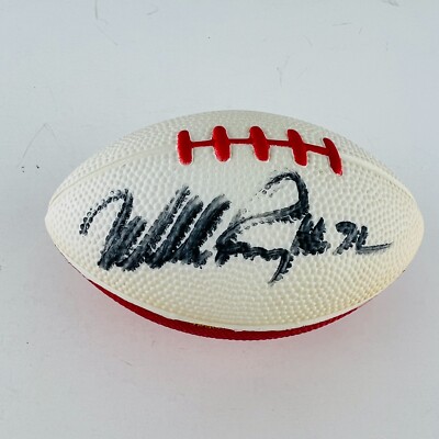 Chicago Bears William The Fridge Perry Sharpie Signed Football Mini ...