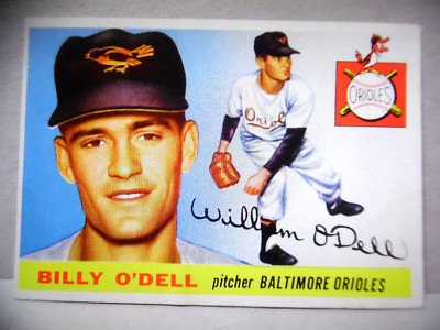 1955 TOPPS #57 BILLY O'DELL BASEBALL CARD | eBay