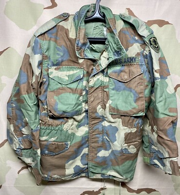 M65 US Army Field Jacket Woodland Camo 2nd ACR Border Duty Germany ...