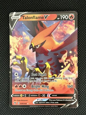Pokémon TCG Talonflame V Vivid Voltage 029/185 Regular Ultra Rare | eBay