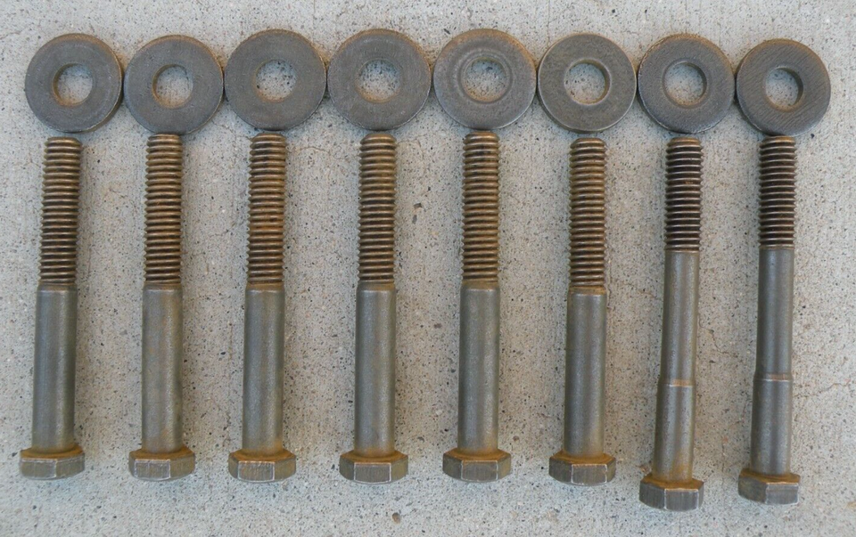 X FORD FE 352 360 390 427 428 ROCKER ARM BOLTS WASHERS FASTNERS 1958 ...