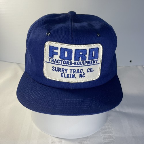 Vintage Ford Tractors Patch K-Products SnapBack Trucker Hat | eBay