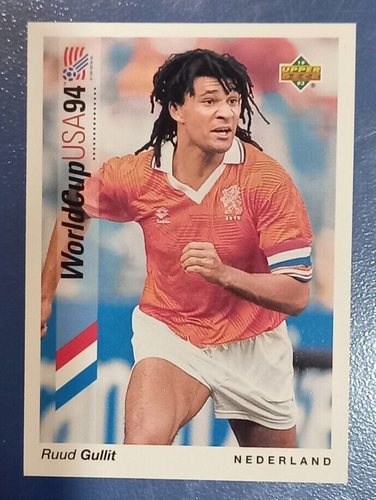 Ruud Gullit Netherlands - 1994 Upper Deck FIFA World Cup Soccer Card ...