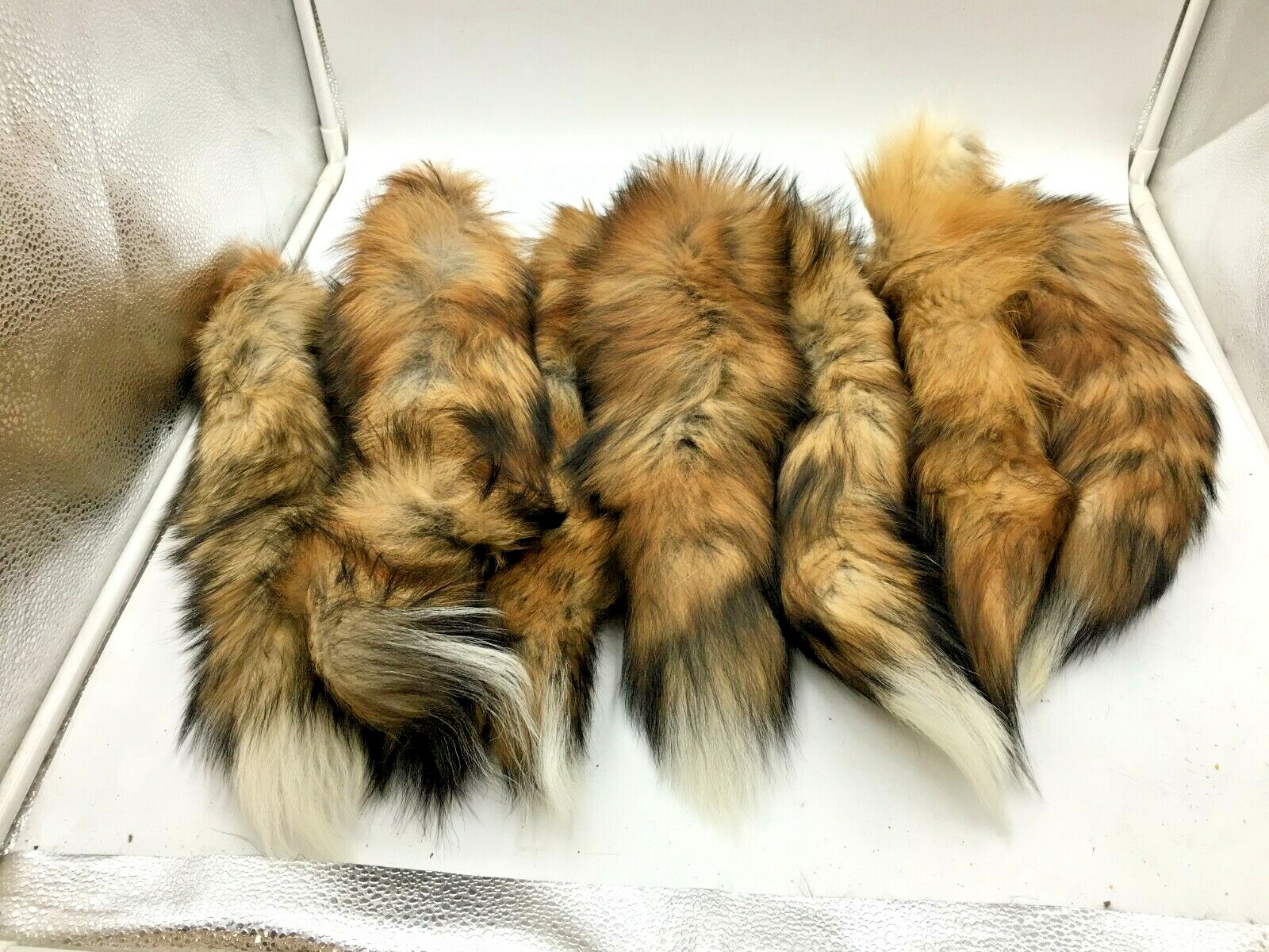 Red Fox Tails, Select, 14-18", fur soft, silky tan Redtail | eBay