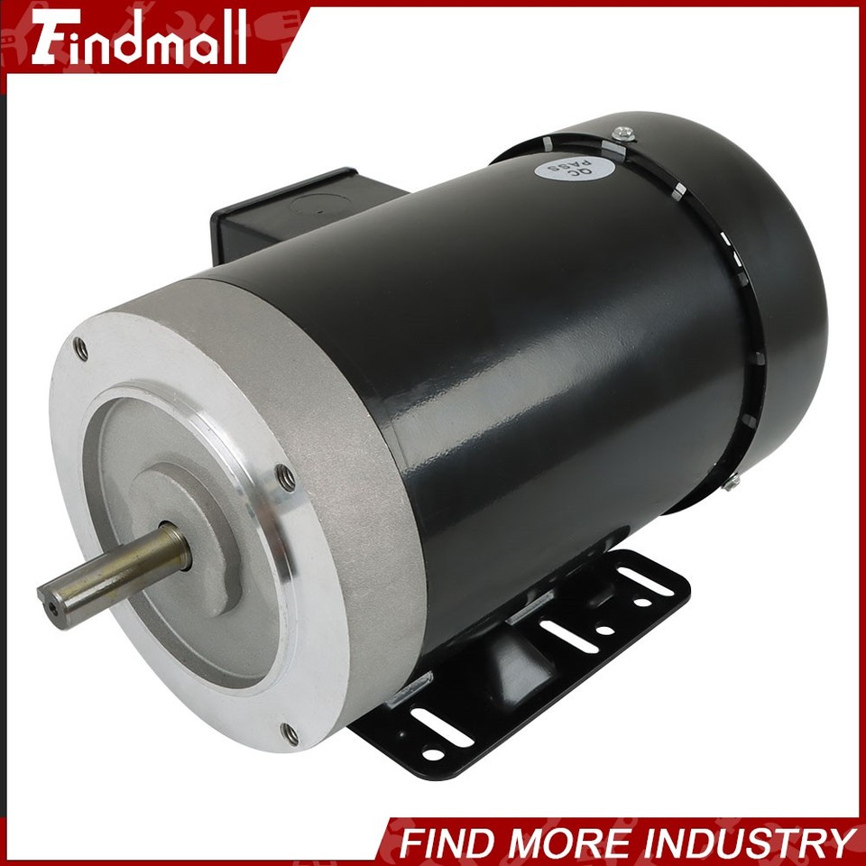 General Purpose Electric Motor 3HP 56C Frame 3450 RPM TEFC 230/460V 3 ...