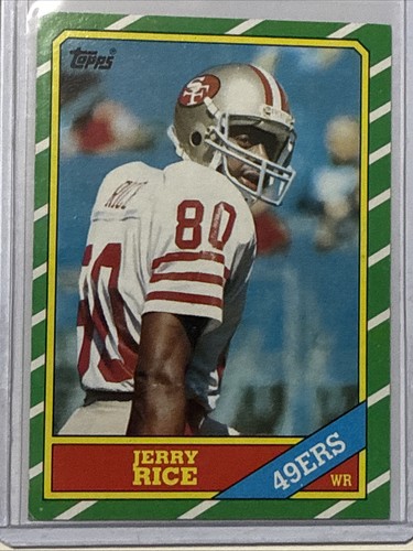 1986 Topps Football Jerry Rice RC # 161 Rookie | eBay