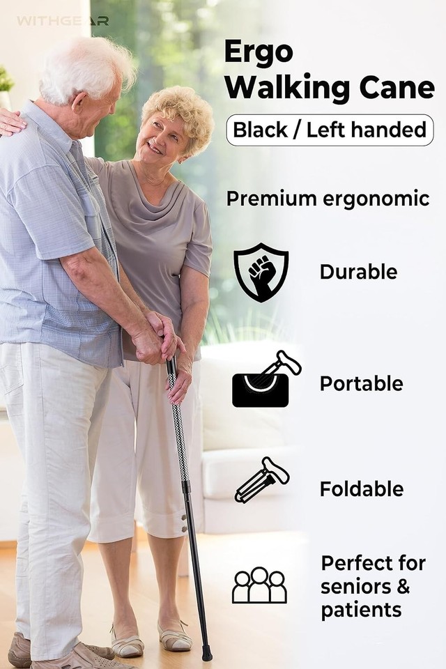 Ergo Walking Cane for Men & Women - Walking Canes for Seniors ...
