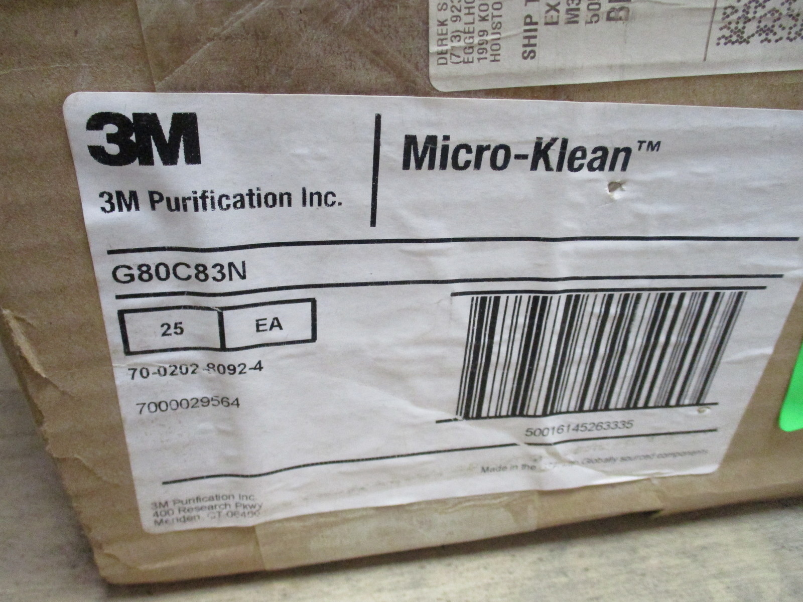 3M G80C83N Micro-Klean Cartridge Filter (Pack of 25) | eBay