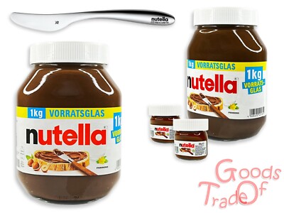 FERRERO NUTELLA Brotaufstrich / Schokolade / 1000g / 1Kg + 2 x 25g ...