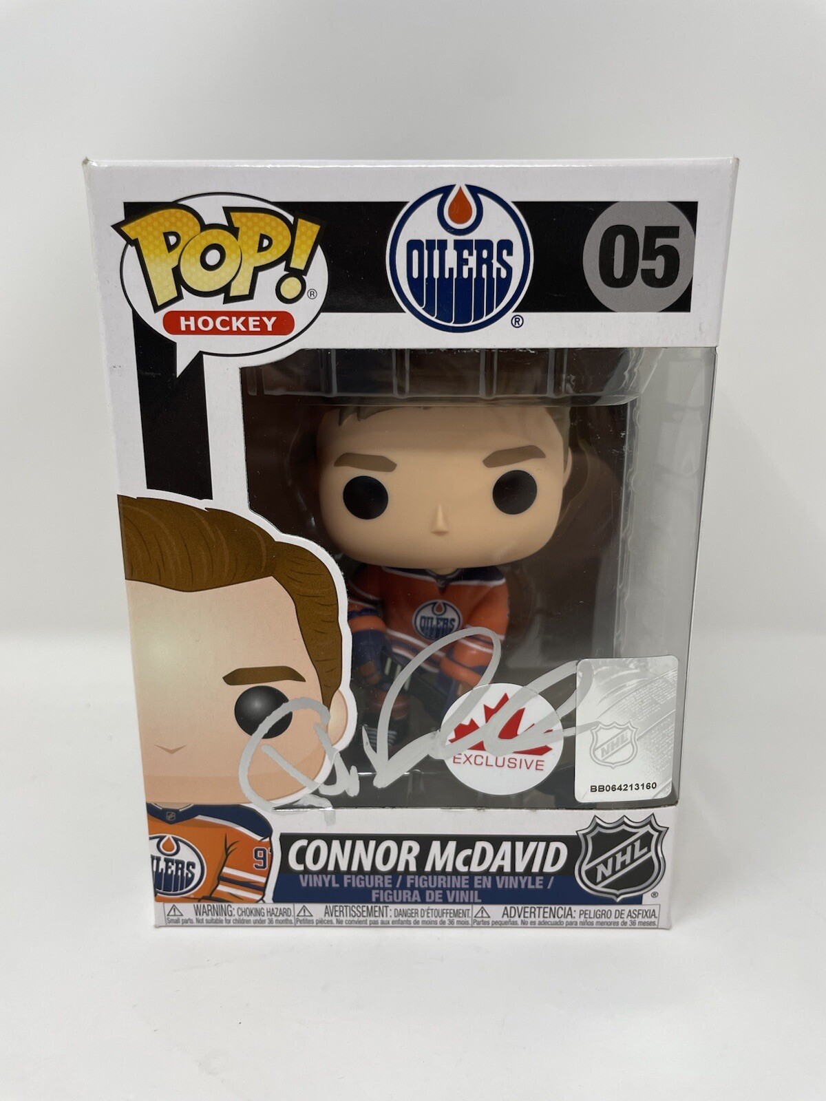 CONNOR MCDAVID SIGNED AUTOGRAPH EDMONTON OILERS FUNKO POP PSA/DNA COA ...