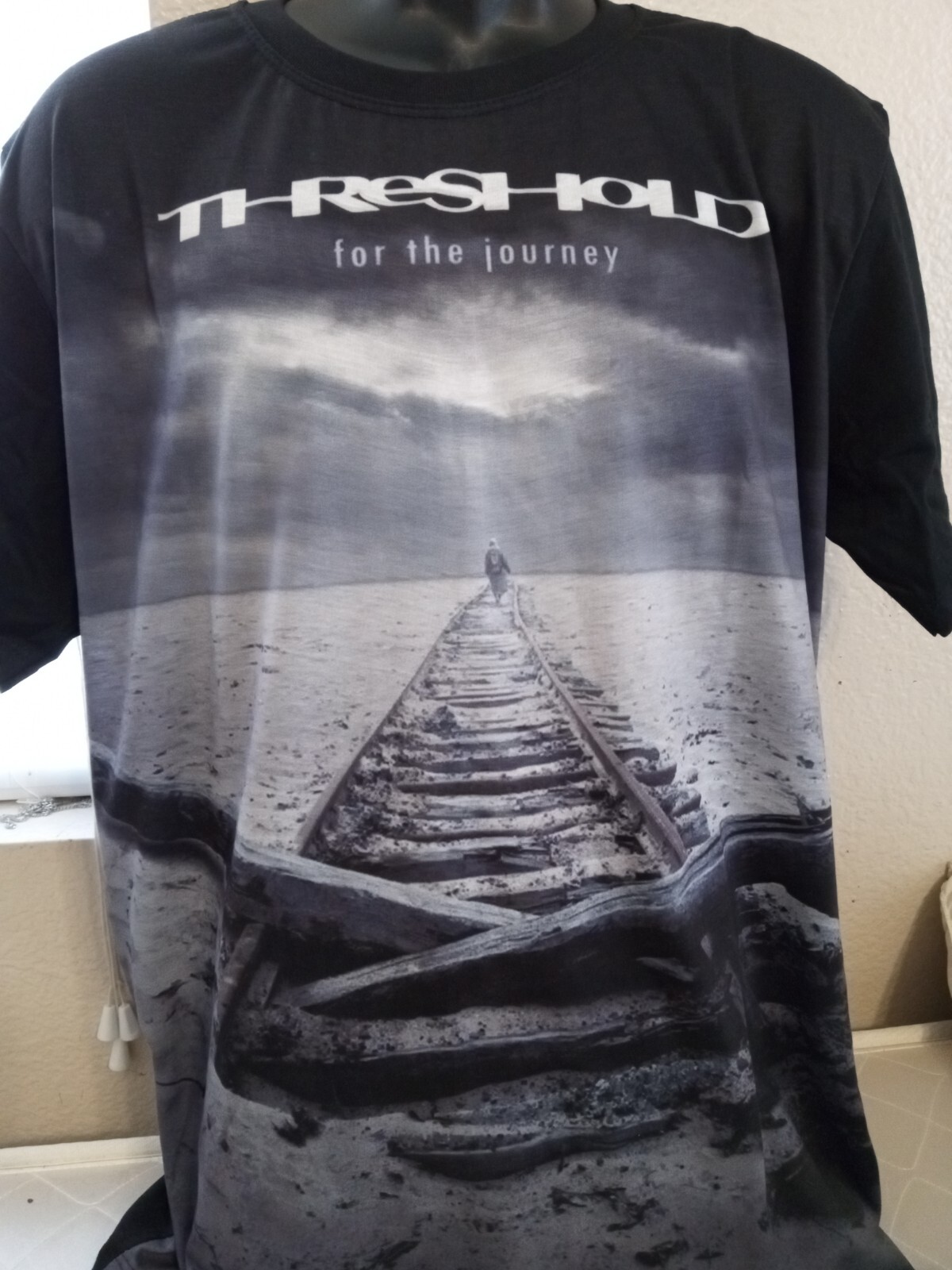 THRESHOLD For The Journey MENS BLACK T-SHIRT - SIZE XL - RARE - Prog ...