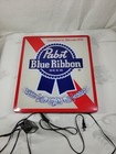 Pabst Blue Ribbon Beer Led Light Up Sign Milwaukee Bar Game Room Man ...
