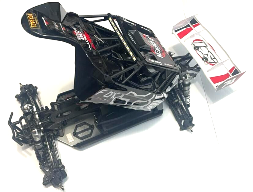 Losi Tenacity DB PRO 1/10 4wd Buggy Roller Slider Chassis Cage/Bod ...