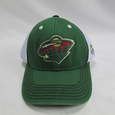 Minnesota Wild NHL Baseball Cap Hat Youth Green OS Adjustable ...