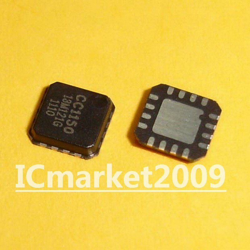 10 PCS CC1150RSTR QFN-16 CC1150 Low Power Sub-1 GHz RF Transmitter Chip ...