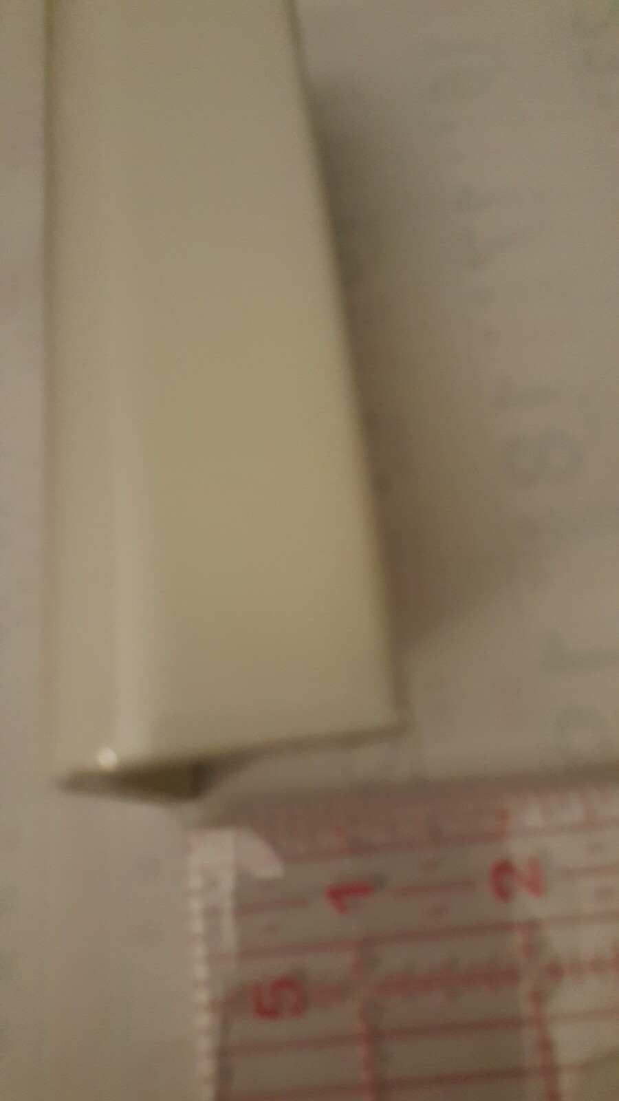 2 pcs.Pack New*Vintage White*V Cap;Glossy Ceramic Trim Tile; Counter ...