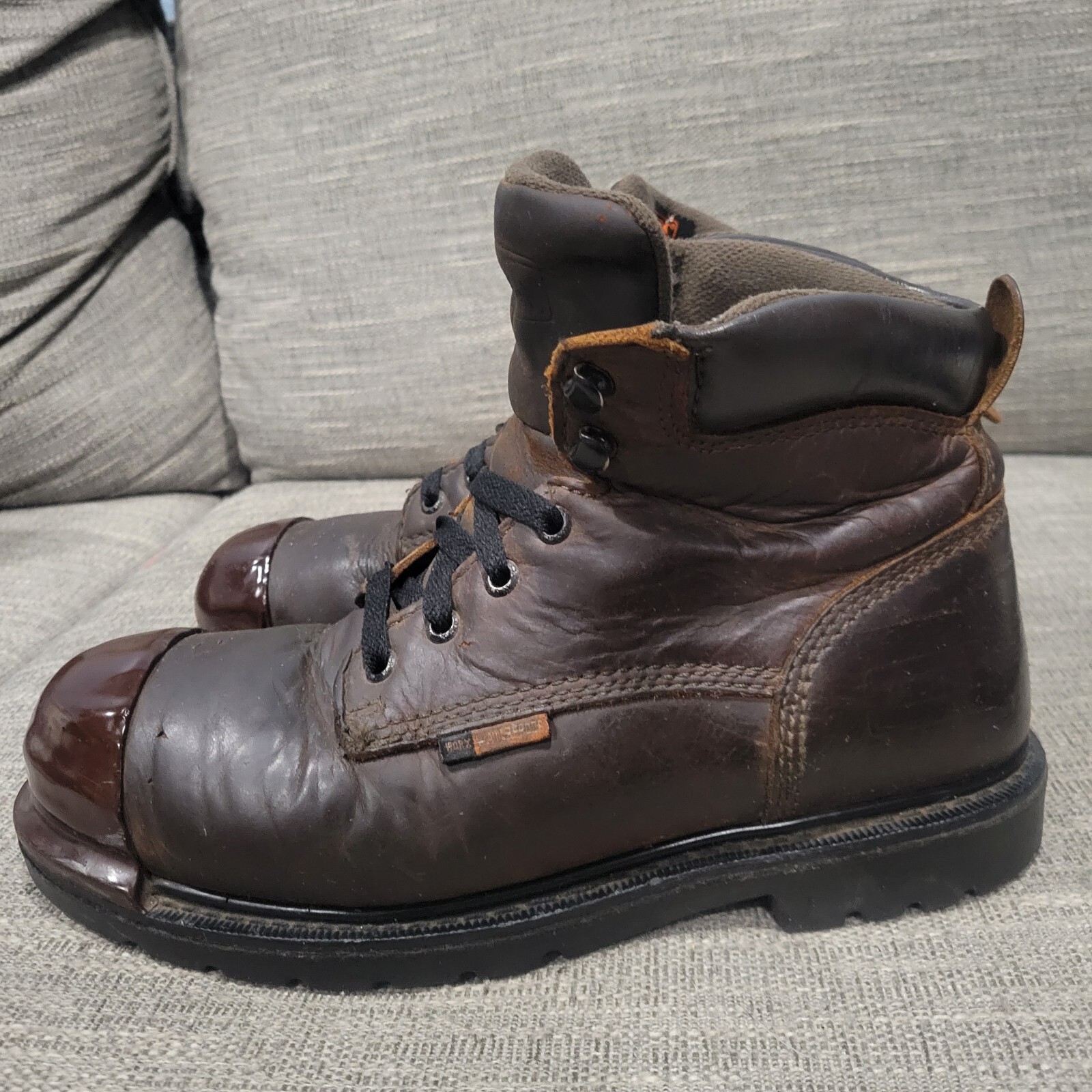 Red Wing Worx 5606 Mens Brown Leather Waterproof Stee… - Gem