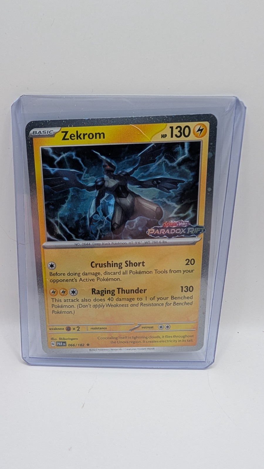 Zekrom 66 Current Market Value | Paradox Rift