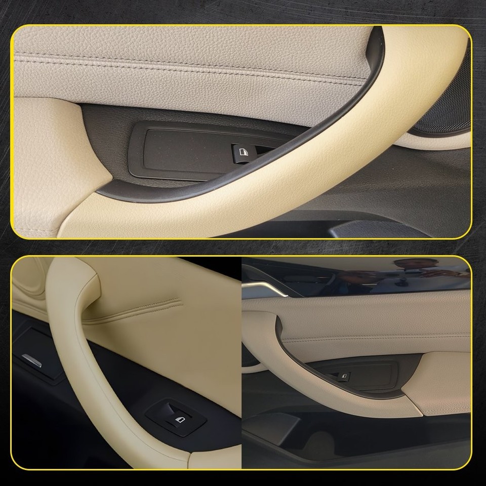 4Pcs Beige Inner Door Handle Pull Cover Fits For BMW X1 X2 F48 F49 F39 ...
