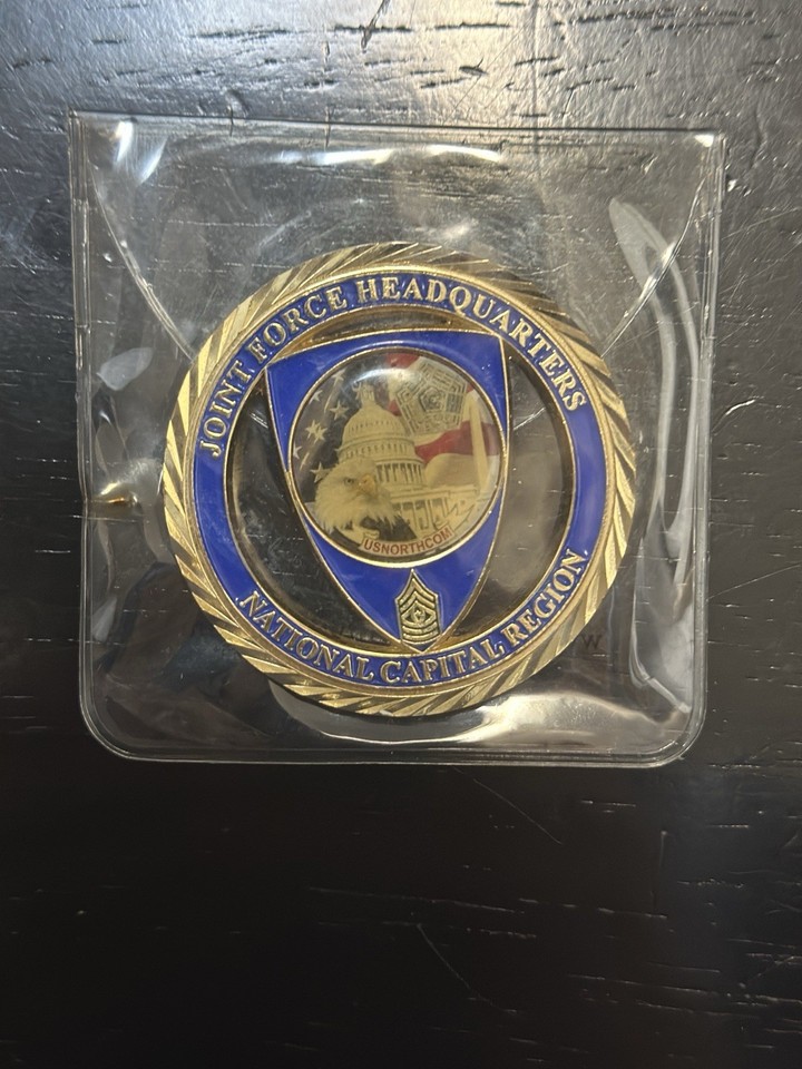 AUTHENTIC JOINT FORCE HQ NATIONAL CAPITOL REGION CSM #1152 RARE ...